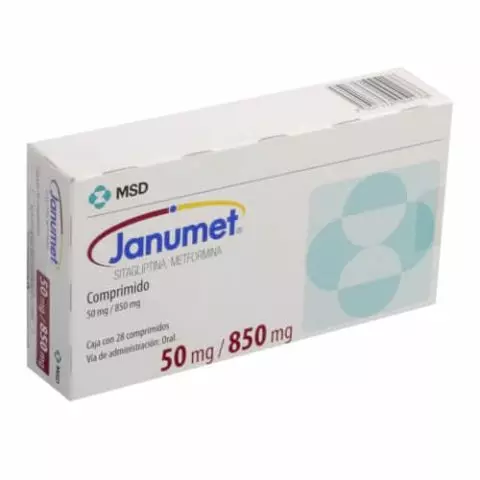 Janumet 50/850 x 28 Comprimidos (MSD) | EcoFarmacias