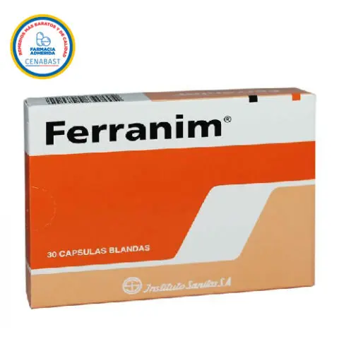 Ferranim x 30 Cápsulas (Sanitas) (Cenabast) - EcoFarmacias