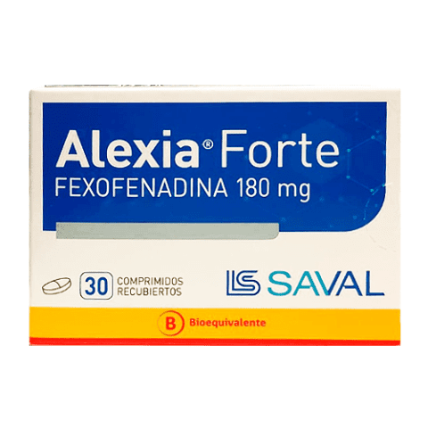 Alexia Forte 180 mg x 30 comprimidos recubiertos Saval DESCUENTOS - EcoFarmacias