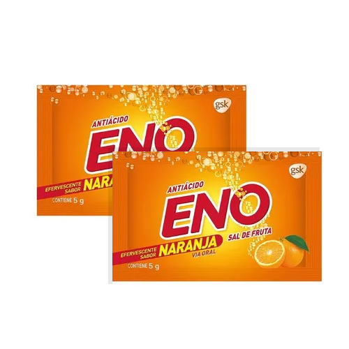 Sal de Fruta Eno Sabor Naranja x 2 Sobres (Glaxo) - EcoFarmacias
