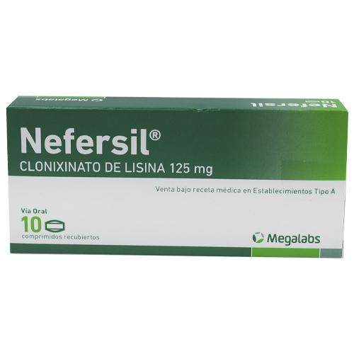 Nefersil 125Mg X 10 comprimidos recubiertos | EcoFarmacias