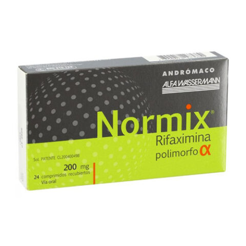 Normix 200 mg x 24 comprimidos recubiertos (Andrómaco) - EcoFarmacias