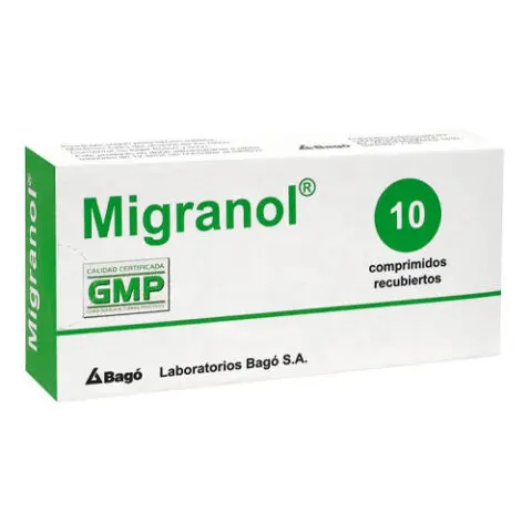 Migranol X 10 comprimidos recubiertos (Bagó) - EcoFarmacias