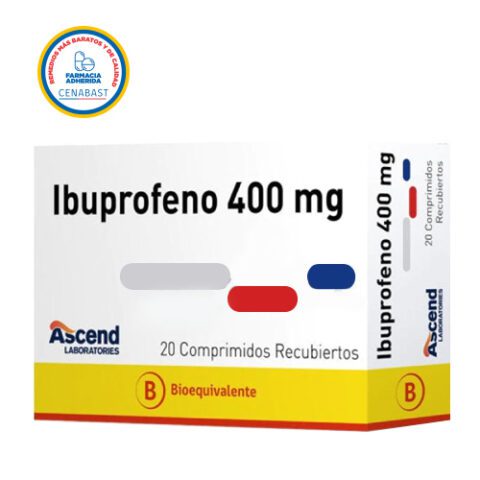 Ibucalm Ibuprofeno 400 Mg X 10 Capsulas blandas (Opko) - EcoFarmacias