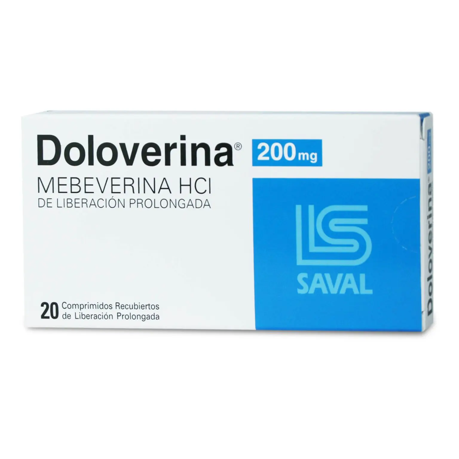 Doloverina 200 mg x 20 Comprimidos (Saval) - EcoFarmacias