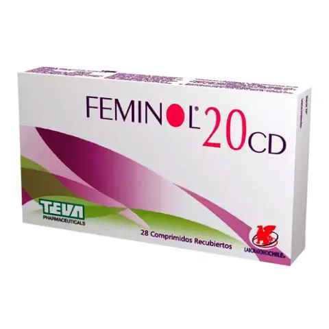 Feminol-20 CD x 28 comprimidos recubiertos (LCh) - EcoFarmacias
