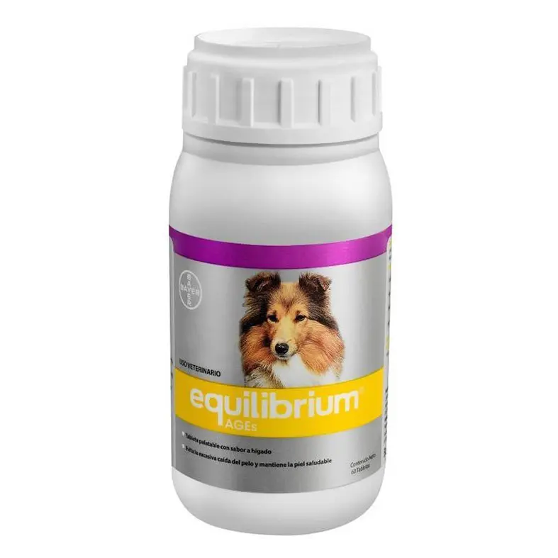 Equilibrium Ages Piel y Pelo Perros x 60 - EcoFarmacias