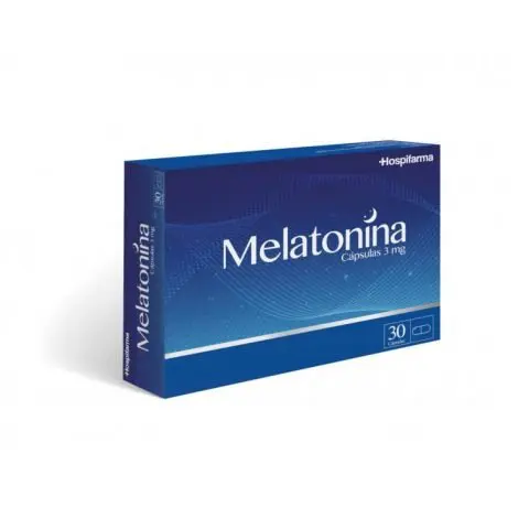 Melatonina 3 mg x 30 Capsulas Hospifarma - EcoFarmacias