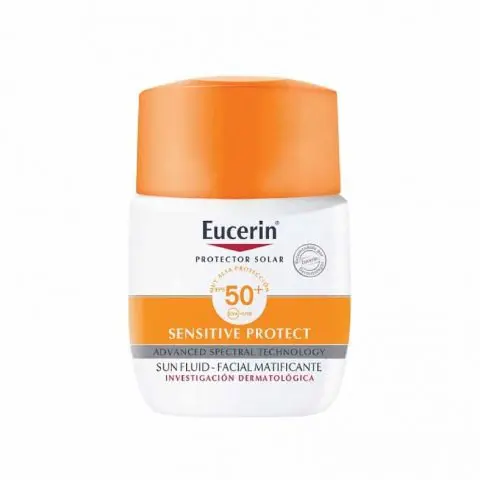 Eucerin Sensitive Protect Protector Solar Facial Matificante FPS 50 ...