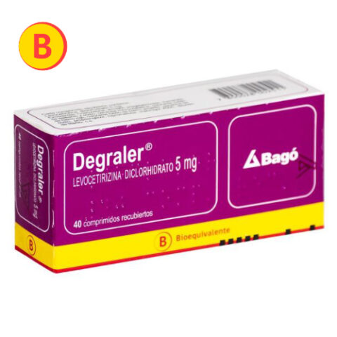 Degraler 5 mg x 40 comprimidos recubiertos - EcoFarmacias