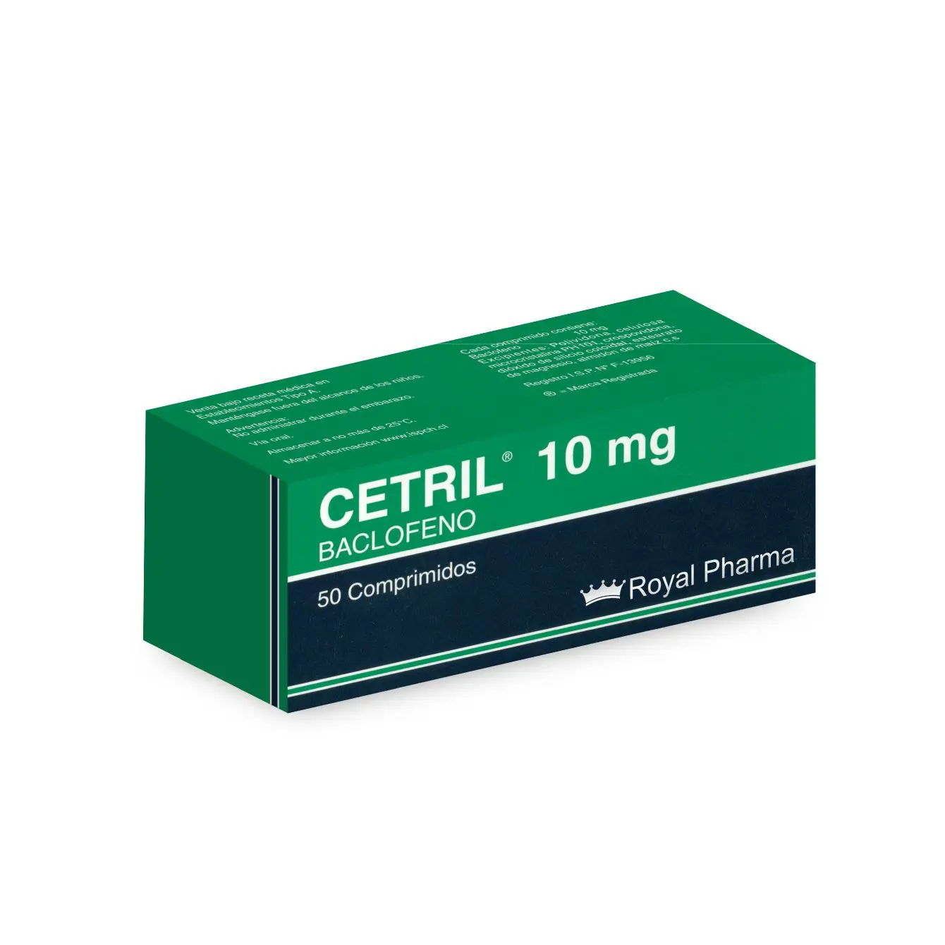Cetril 10 mg x 50 Comprimidos | EcoFarmacias