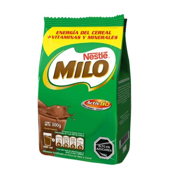 Milo en Polvo Bolsa 300 g - EcoFarmacias