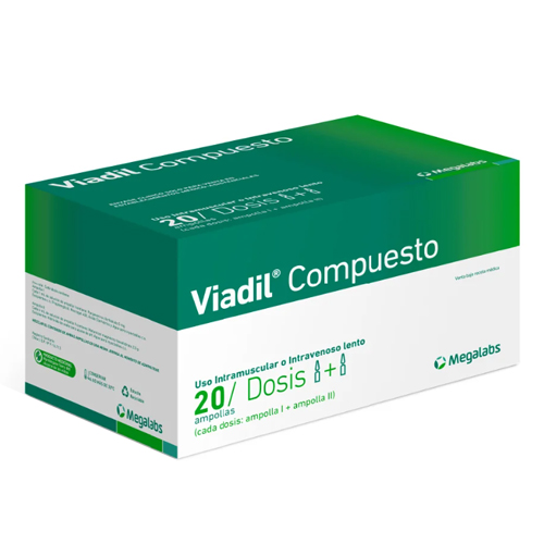 Viadil Solucion inyectable x 2 dosis (Megalabs) - EcoFarmacias