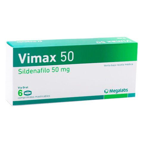 Vimax 50 mg x 6 comprimidos - EcoFarmacias