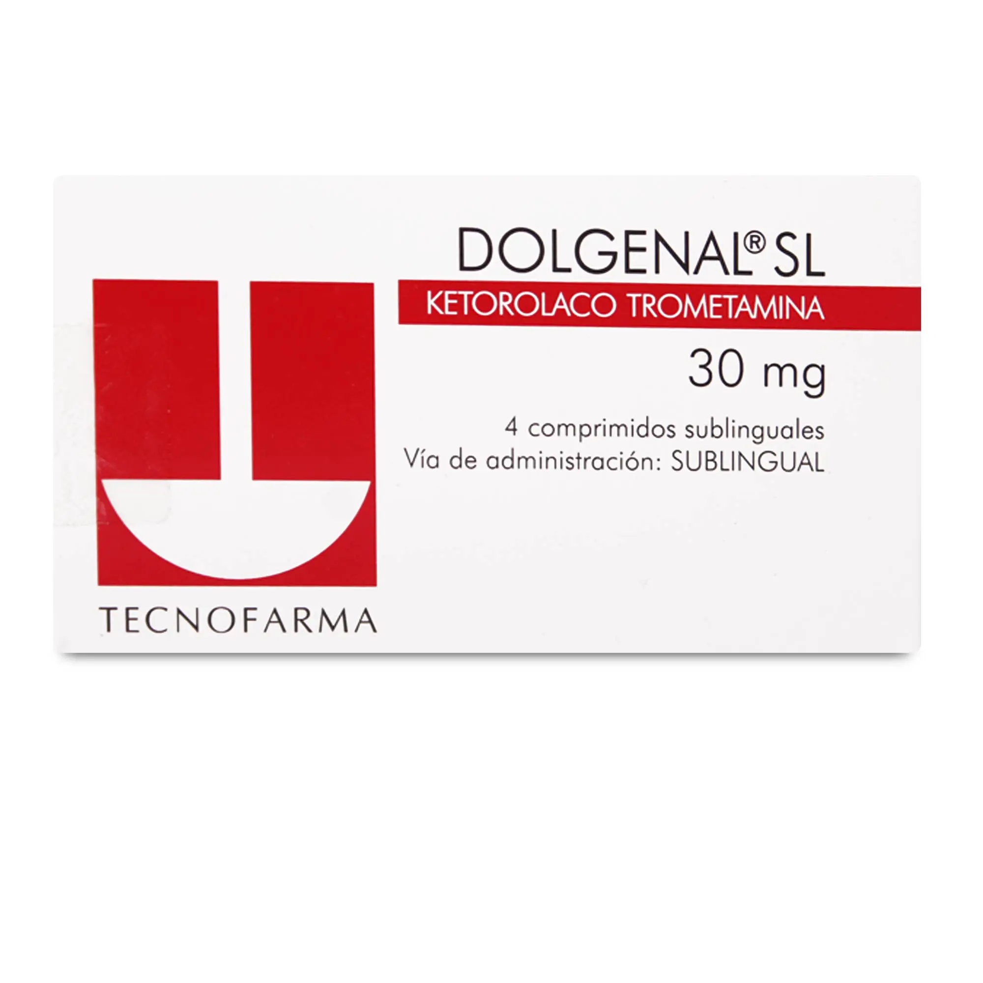 Dolgenal SL 30mg x 4 comprimidos - EcoFarmacias