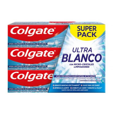 Super Pack Colgate Ultra blanco 3 x 90 g - EcoFarmacias