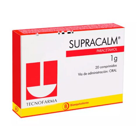 Supracalm 1gr x 20 comprimidos - EcoFarmacias