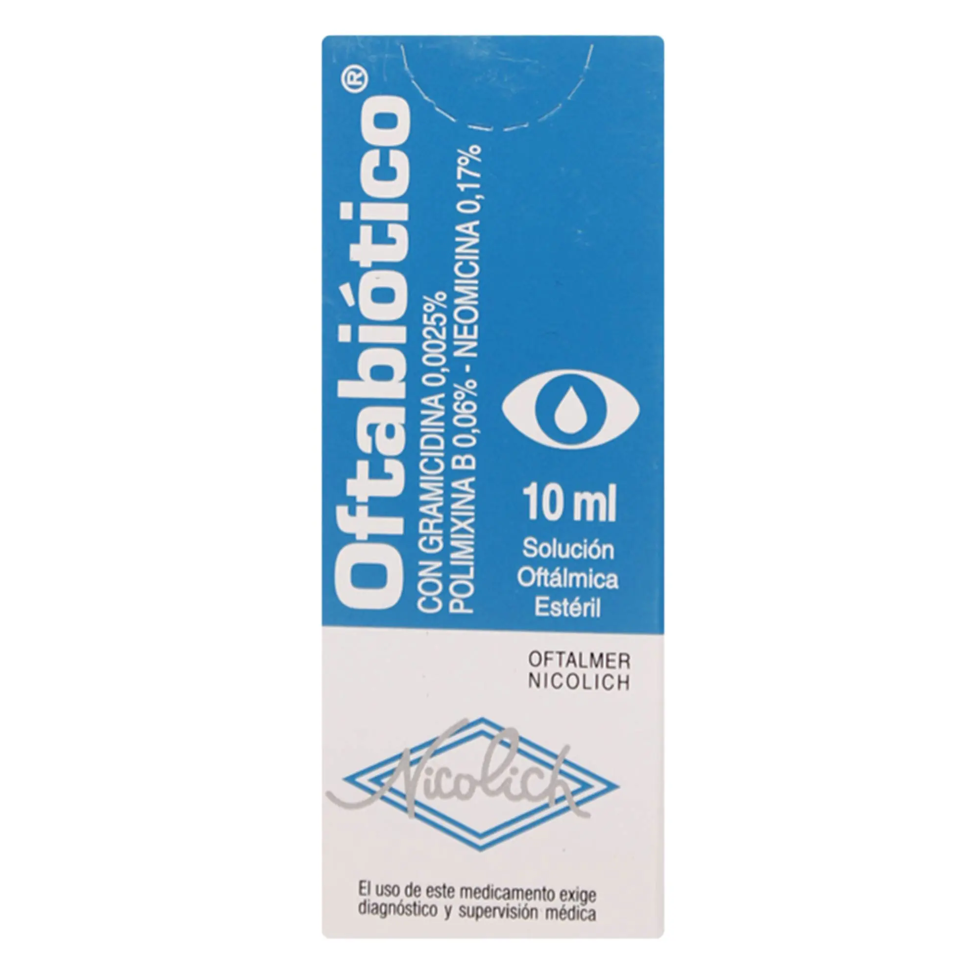 Oftabiotico Solución Oftálmica 10ml - EcoFarmacias