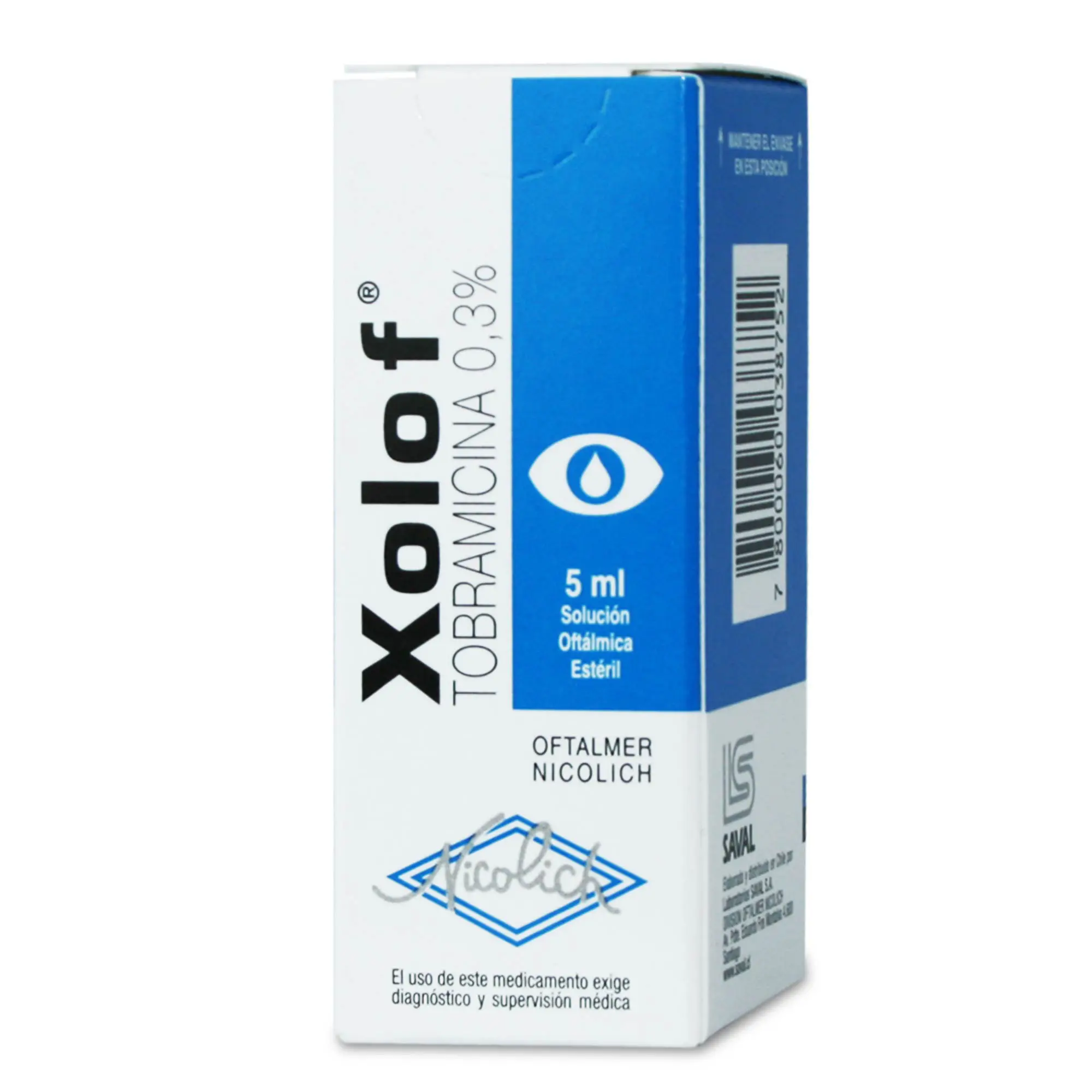 Xolof Solución Oftalmica 5ml - EcoFarmacias