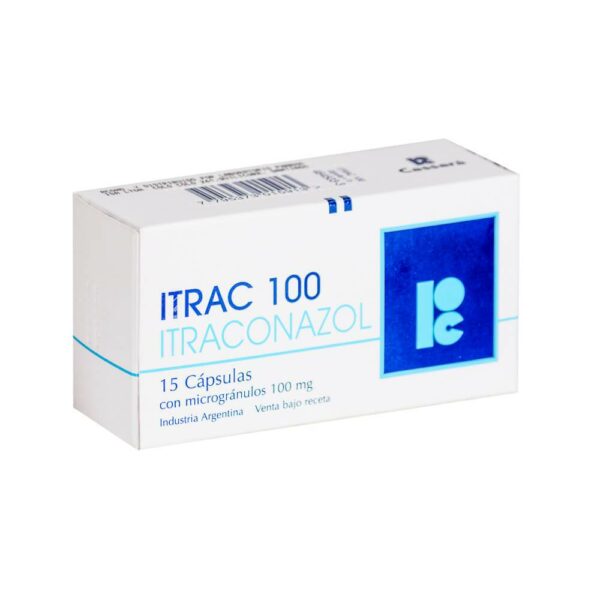 Itrac 100mg x 15 capsulas - EcoFarmacias