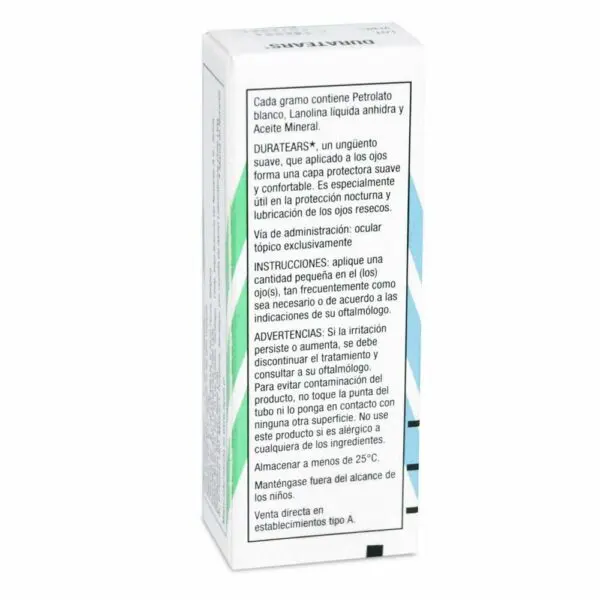 Ungüento lubricante Oftalmológico Alcon DuraTears Naturale 3.5 g ...