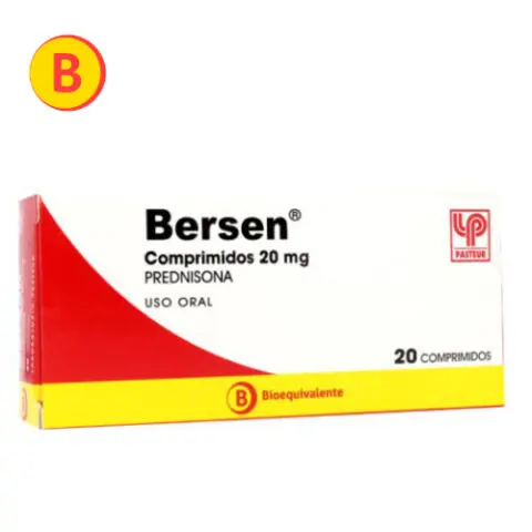 Bersen 20mg x 20 comprimidos (Lab Pasteur) - EcoFarmacias