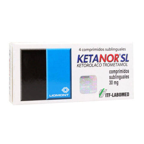 Ketanor SL 30Mg X 4 Comprimidos Sublinguales (ITF Labomed) - EcoFarmacias