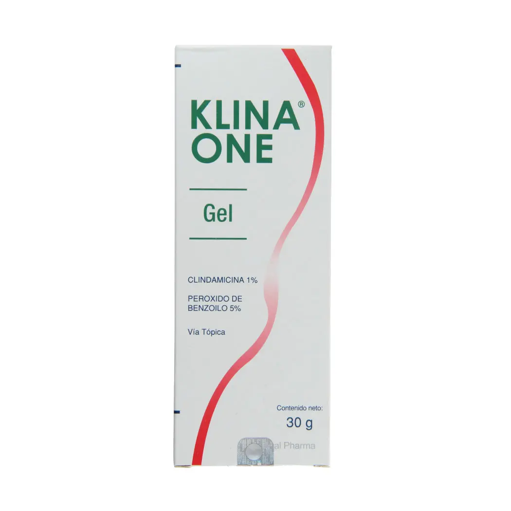 Gel Klina One 30 G Clindamicina 1%, / Peroxido de Benzoilo 5% (Megalabs ...