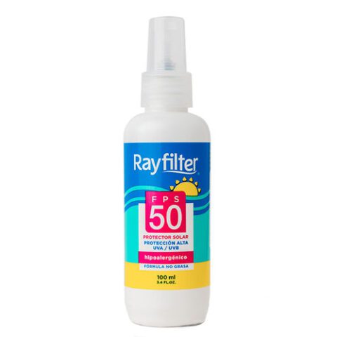 Rayfilter Spray Protector Solar FPS 50 Hipoalergénico100ml adulto ...