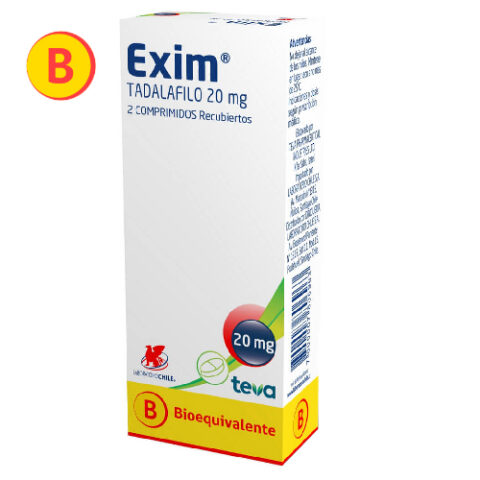 Exim 20 mg x 2 Comprimidos Recubiertos - EcoFarmacias