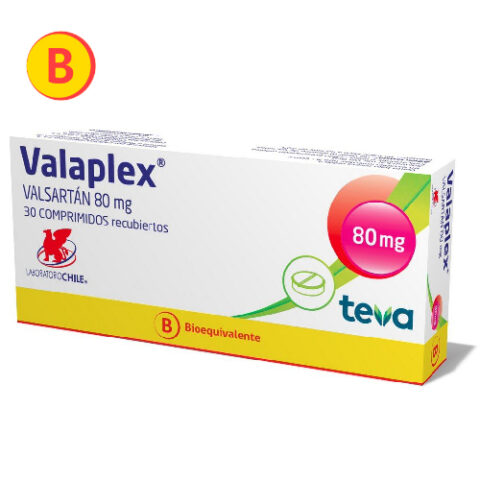Valaplex 80 mg x 30 comprimidos recubiertos (Lab. Chile) - EcoFarmacias