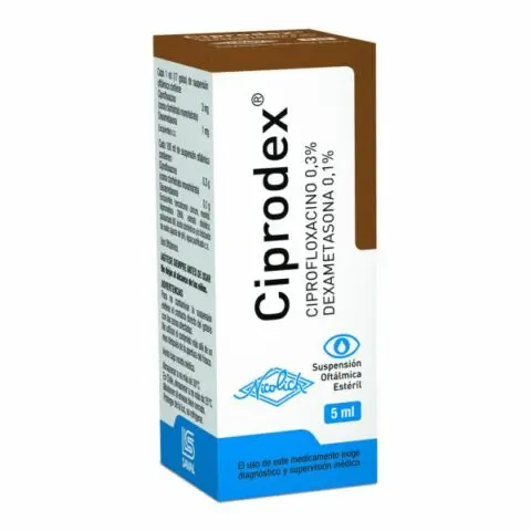 Ciprodex Solución Oftalmológica 5 Ml (Cenabast) - EcoFarmacias