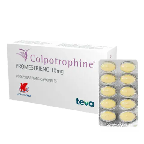 Colpotrophine Promestrieno 10 mg x 20 Capsulas Blandas Vaginales ...