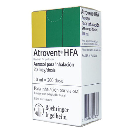 Atrovent HFA Aerosol para inhalación 200 Dosis - EcoFarmacias