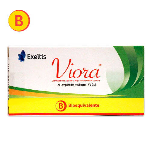 Viora x 21 comprimidos recubiertos (Exeltis) - EcoFarmacias