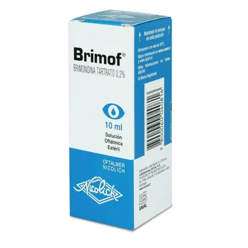 Brimof Brimonidina Tartrato 0,2% 10 ml - EcoFarmacias
