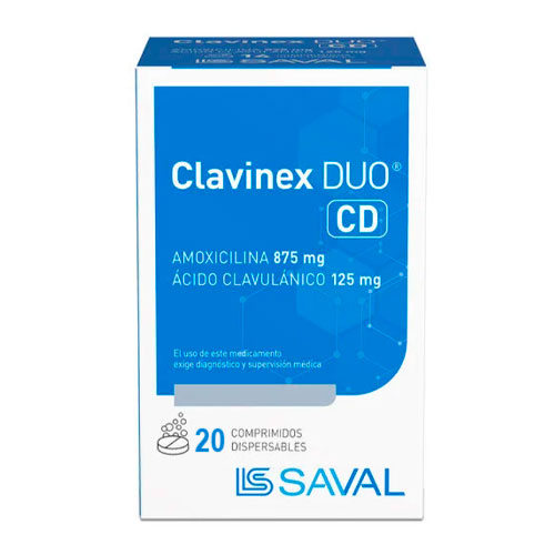 Clavinex Duo CD x 20 comprimidos dispersables - EcoFarmacias