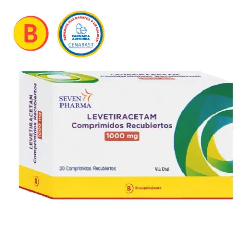 Levetiracetam 1000 mg x 30 Comprimidos Recubiertos (Hetero) (Cenabast ...