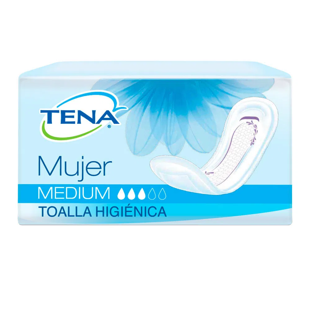 Toalla Higienica Tena Discreet Medium x 10 Unidades - EcoFarmacias