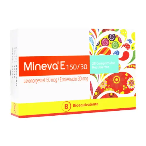Mineva E 150/30 28 Comprimidos Recubiertos - EcoFarmacias