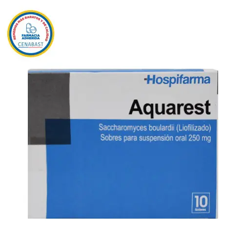 Aquarest 250 mg 10 Sobres para suspencion Oral (HospiPharma) (Cenabast ...