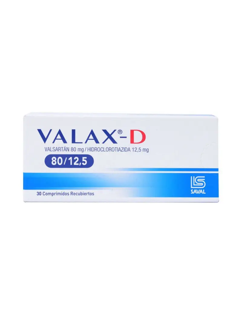Valax-D 80/12,5 x 30 Comprimidos - EcoFarmacias
