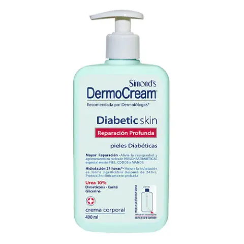Simond Dermocream Crema Corporal Diabetic Skin 400 mL - EcoFarmacias