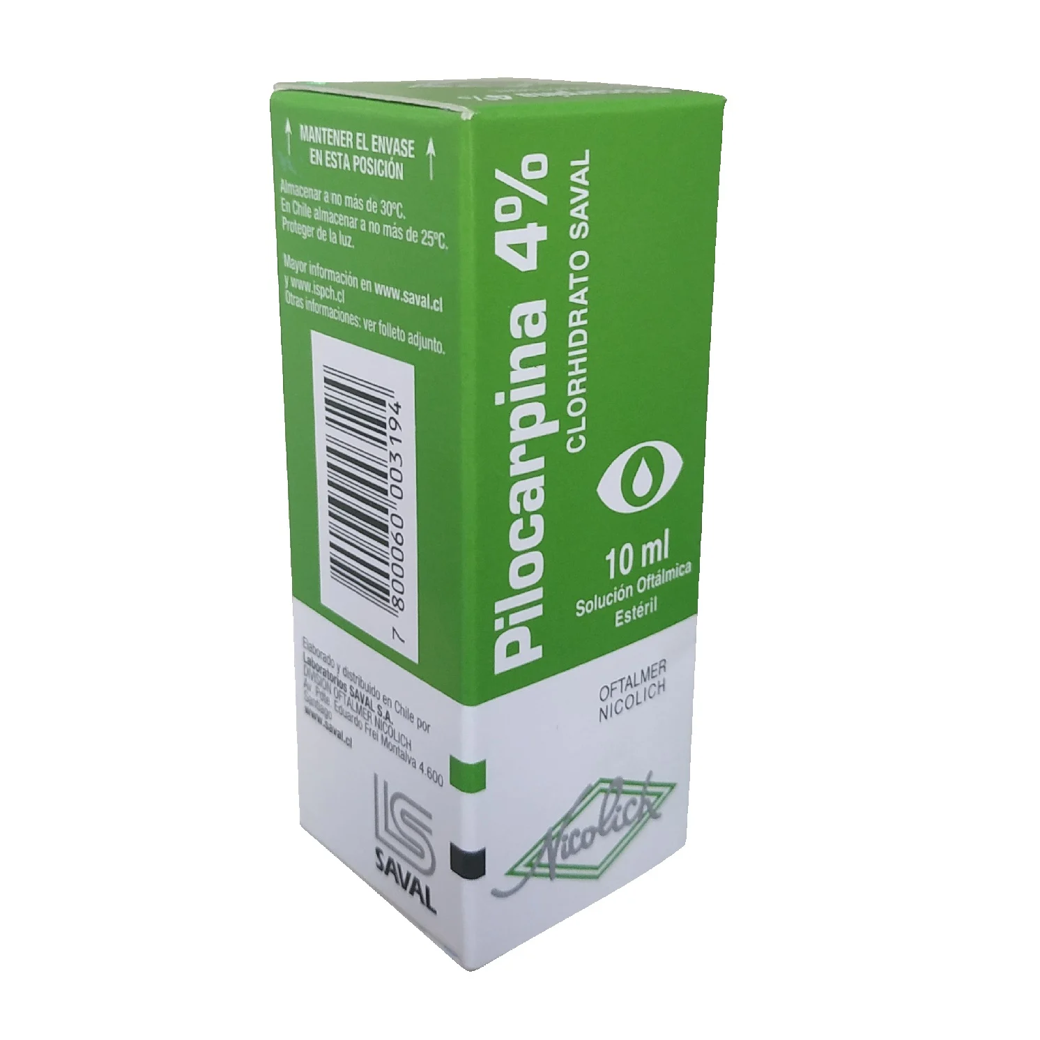 Pilocarpina 4% 10 Ml - EcoFarmacias