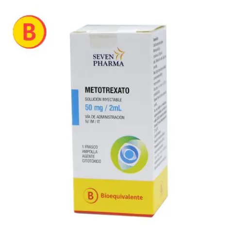Metotrexato 50mg/2ml Solucion Inyectable - EcoFarmacias