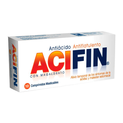 Acifin x 10 comprimidos - EcoFarmacias