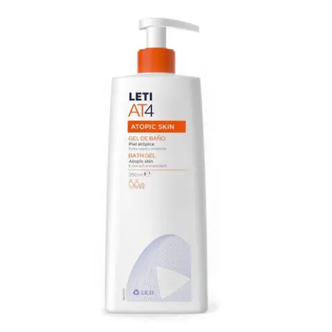 Leti AT4 Piel Atópica Gel de Baño 250 mL - EcoFarmacias