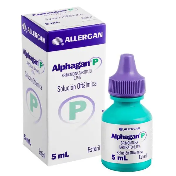 Alphagan P Brimodina Tartrato 0,15% Solucion Oftalmica 5 ml - EcoFarmacias