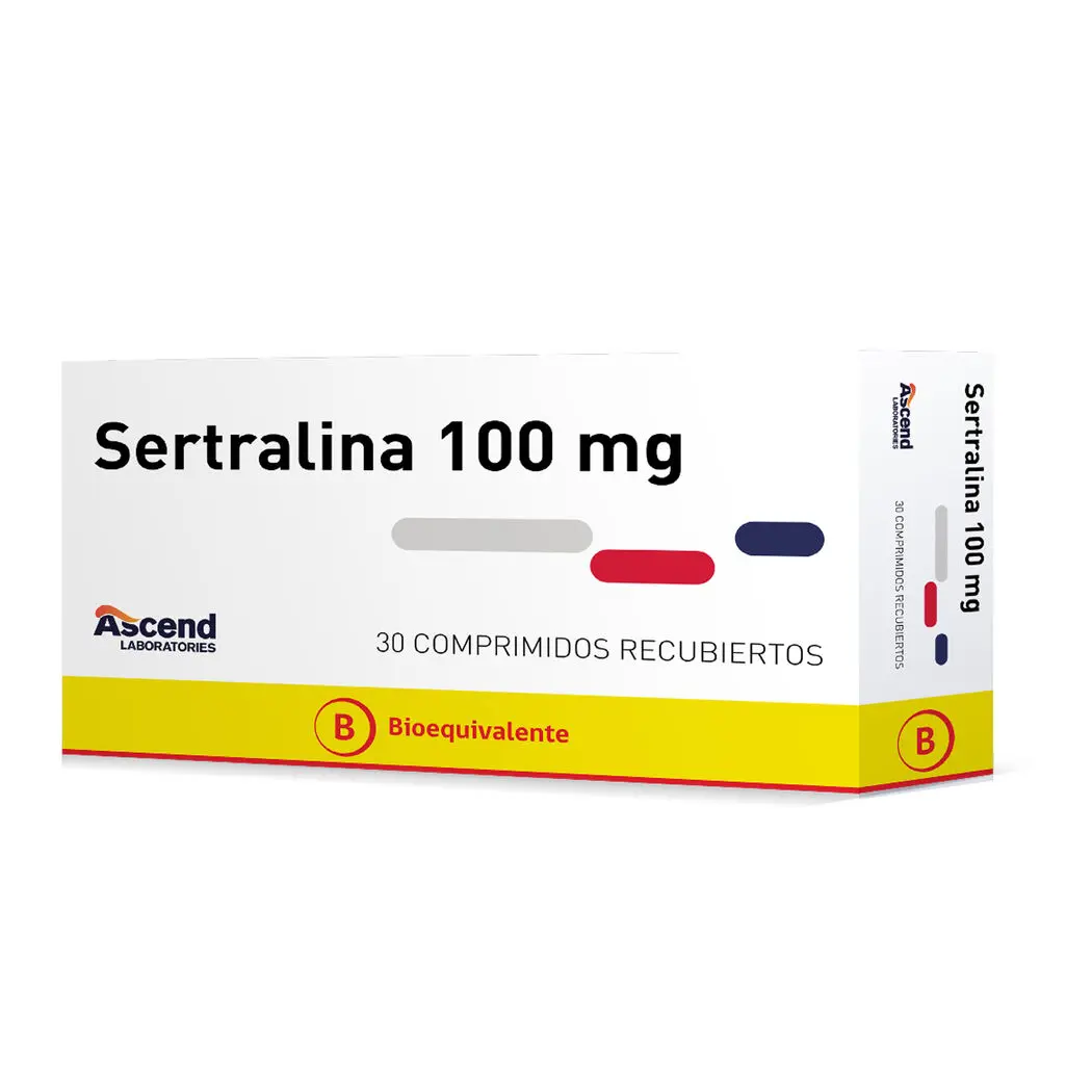 Sertralina 100 x 30 Comprimidos | EcoFarmacias