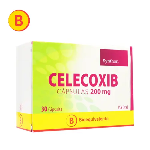Celecoxib 200mg x 30 capsulas (Synthon) - EcoFarmacias